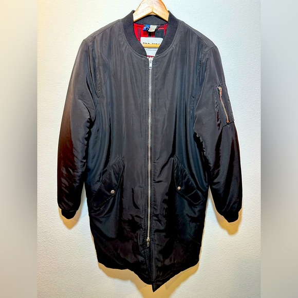 H&M | Jackets & Coats | Hm Divided Trd Mrk Black Long Jacket With ...